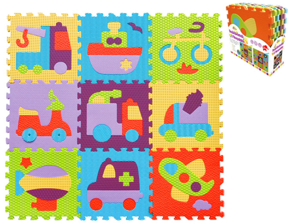Detské puzzle - dopravné prostriedky - Penové koberce - babynabytek.sk