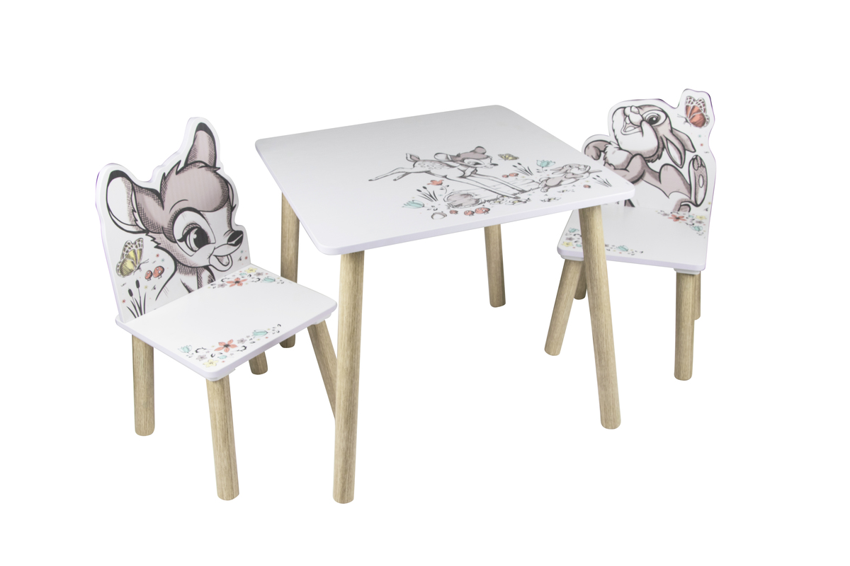 Detský stôl so stoličkami - Bambi - Stolíky a stoličky - babynabytek.sk